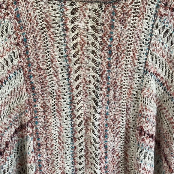 Anthropologie | Tops | Anthropologie Moth Spliced Poncho Knit Medlarge ...